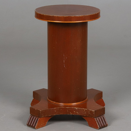 PEDESTAL. Veneer wood, Karl-Johan style, 20th century. Furniture ...