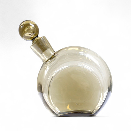 HARALD NOTININ. A decanter with stopper, Pukebergs Glasbruk, 1930s ...