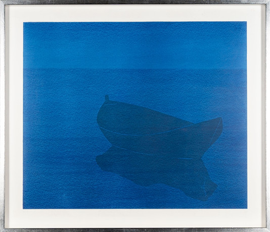 ARNE OLSSON. Lithograph in colours, Boat motif, Numbered: HC 1/XV ...