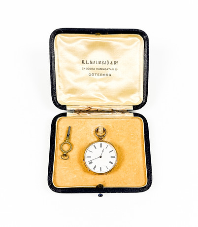 A pocket watch, 18k gold, Guivre, dated 1875. Clocks & Watches - Pocket ...