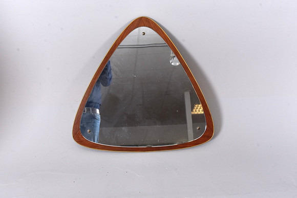 A mirror, teak, 1950s/60s. Mirrors - Auctionet