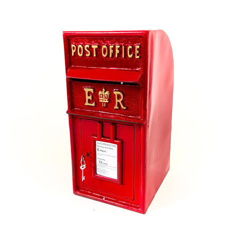 HEAVY PAINTED METAL REPRODUCTION POSTBOX. Art - Sculptures & Bronzes ...