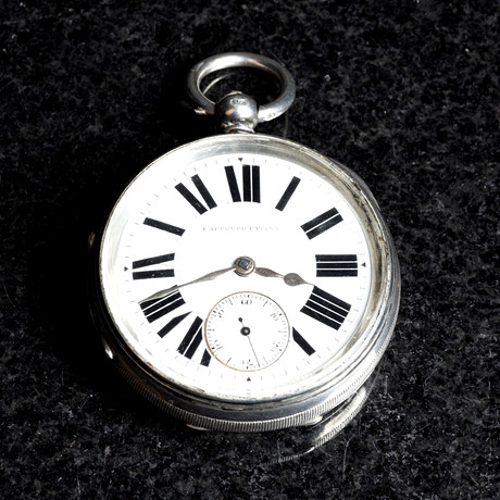 Pocket watch, silver, marked “Improved Patent”. Clocks & Watches ...