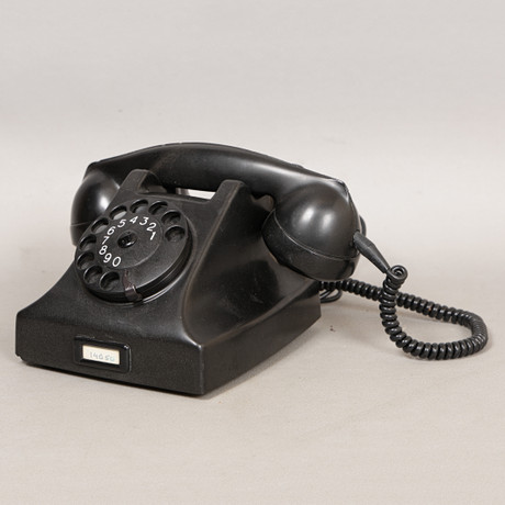 A PTT ERICSSON RUEN BAKELITE ROTARY DIAL TELEPHONE. Collectables ...