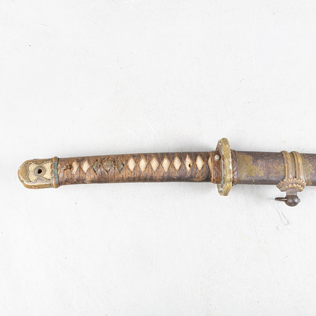 KATANA, Japan, Shin gunto, World War II officer's sword. Weapons ...