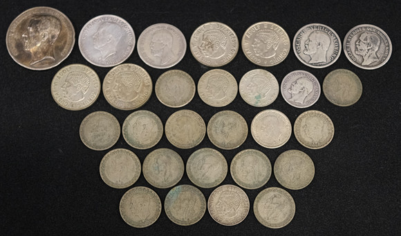 SAMLING SVENSKA MYNT, SILVER. Mynt, Medaljer & Frimärken - Mynt ...