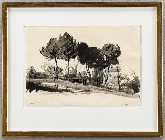 WILLEM GRAVETT (SYDAFRIKA). Provence, 1950. Art - Paintings - Auctionet