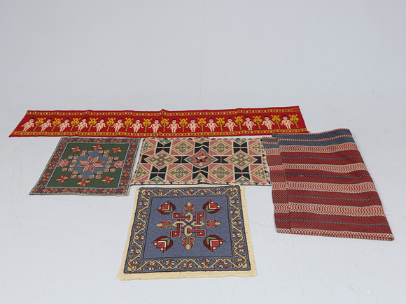 A set of five textile styles, allmoge, first half of the 20th century ...