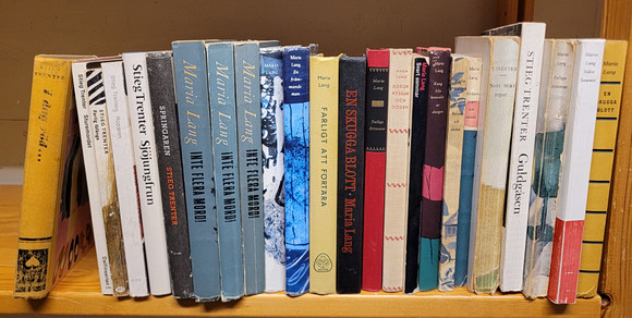 Deckare. Stieg Trenter, Maria Lang. 24 vol. Böcker, Kartor ...