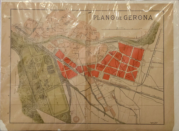 Plan of Gerona. Books, Maps & Manuscripts - Maps - Auctionet
