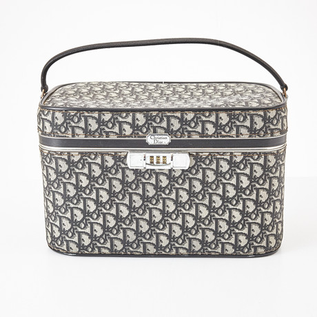 CHRISTIAN DIOR, beautybox with top handle, classic oblique monogram ...