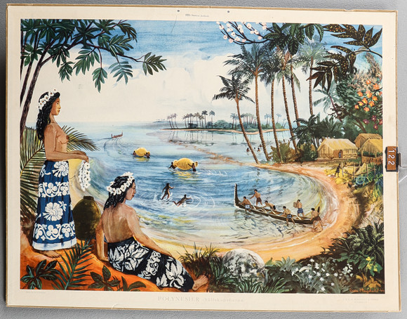 SCHOOL PLAN Polynesians. Art - Other - Auctionet