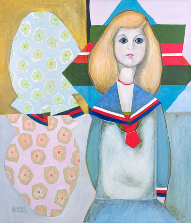 HELGA RADENER-BLASCHKE (1922-2015). 'Girl with sailor suit', late 1980s ...