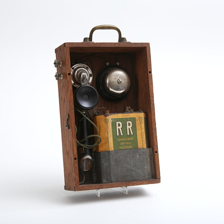 A portable field telephone, World War II, Sweden. Weapons & Militaria ...