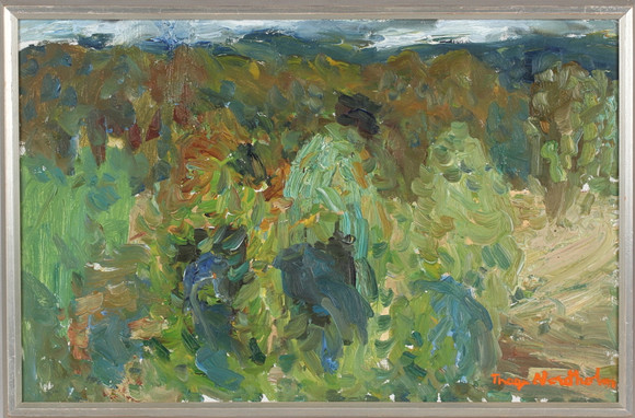 THAGE NORDHOLM. “Mountain landscape”, oil on canvas, signed. Art ...