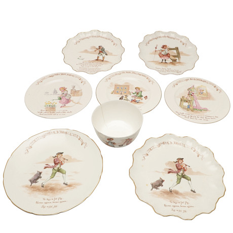 ROYAL DOULTON NURSERY RHYME SET. Ceramics & Porcelain - European ...