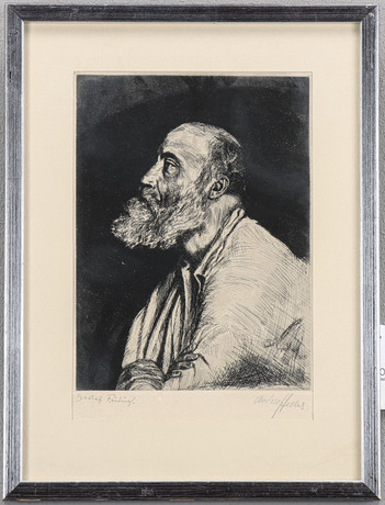 ANDERS HELLER etsning, signerad. Konst - Grafik - Auctionet