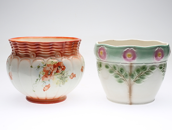 OUTER LINING, 2 pieces, art nouveau, one of which is Gustavsberg ...