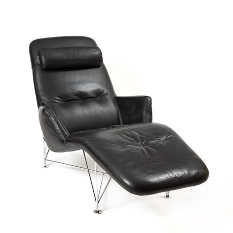 KENNETH BERGENBLADH. “Superspider”, reclining chair, Dux, chromed leg ...
