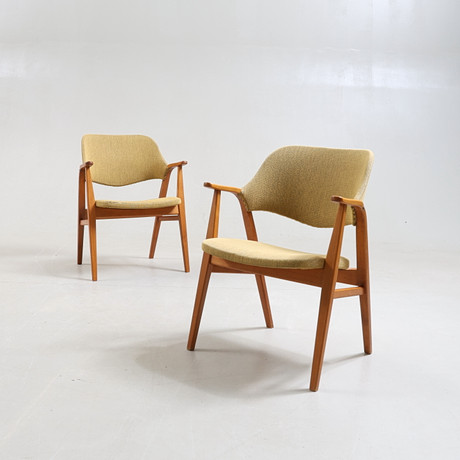 KARMSTOLAR, ett par, DIÖ, Gottfrid Karlsson & Söner, 1950-tal. Möbler ...