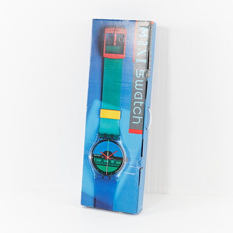 MAXI SWATCH, “Sir Swatch” GB 111, wall clock, Switzerland, 1987. Clocks ...