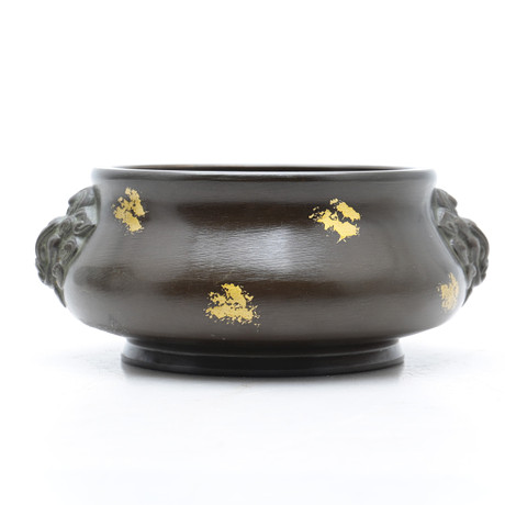 Chinese Qing cences in “gilt-splashed” bronze, 20th Century. Asiatica ...