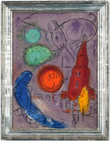 MARC CHAGALL. SAINT GERMAIN DES PRES, PARIS. Art - Paintings - Auctionet