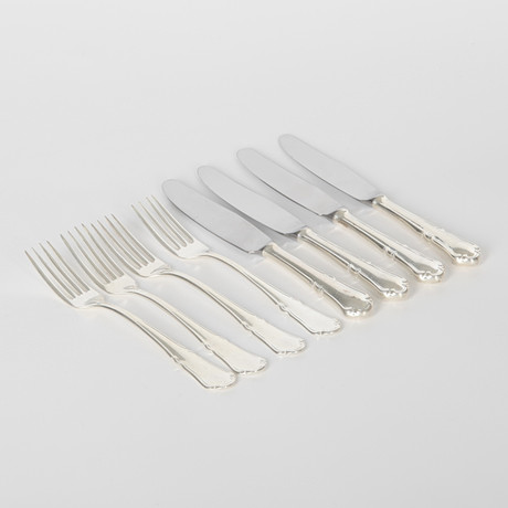 APPETIZER CUTLERY, 8 pieces, silver, 1960s. Silver & Metals - Silver ...