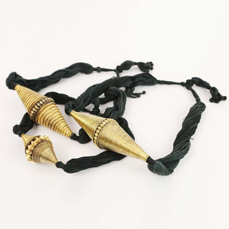 THREE LARGE GOLD AMULETS. Jewellery & Gemstones - Necklace - Auctionet