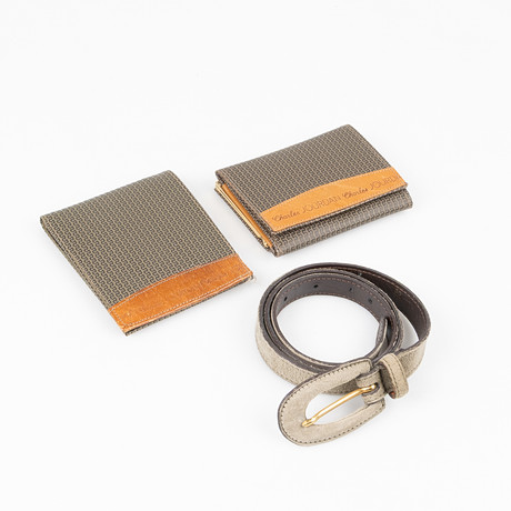 CHARLES JOURDAN, wallets His & Hers AND MULBERRY sash, vintage 1990s ...