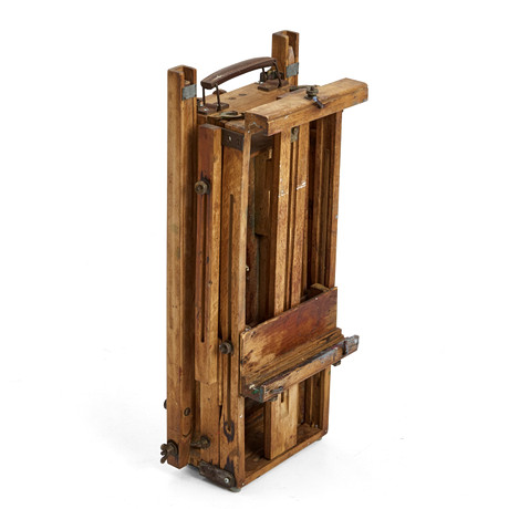 An easel, 20th century, foldable, with handle. Art - Other - Auctionet