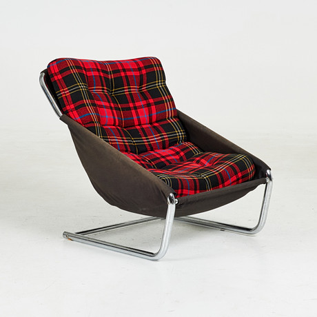 ROCHE BOBOIS. Fåtölj, "Tubular Sling Chair", 1970-tal. Möbler ...
