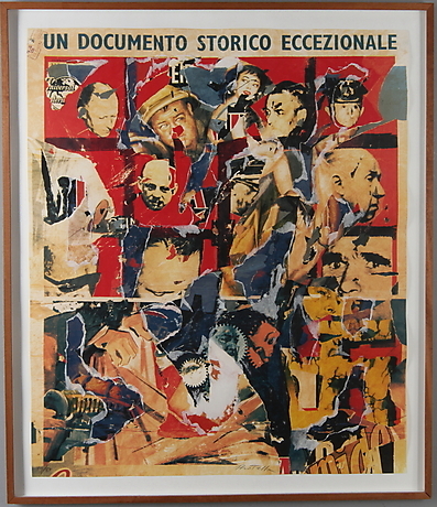 MIMMO ROTELLA. "Un documento Storico Eccezionale", Serialography ...