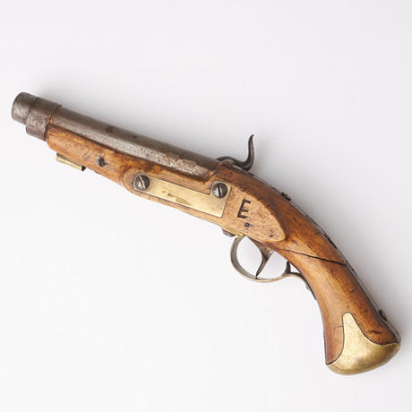 IMPACT LOCK GUN. civil conversion of m/1820 from flint locks. Weapons ...