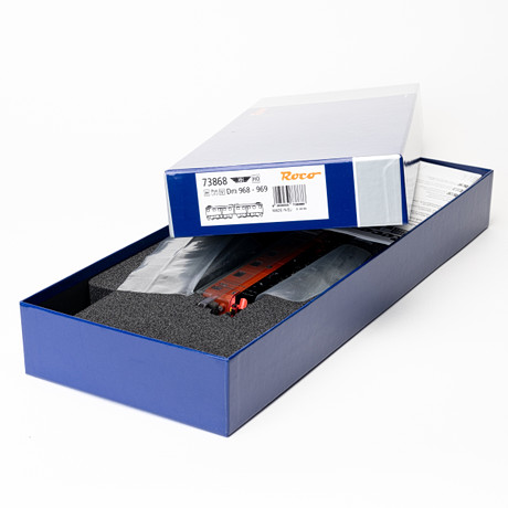 ROCO 73868 SJ's double ore locomotive Dm 968, 969, original accessory ...