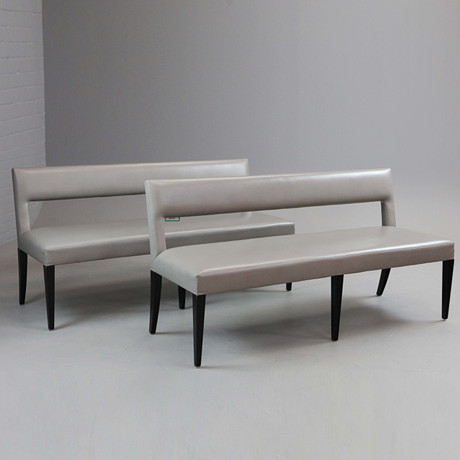 ATTRIBUTED TO SOFA AND CHAIR COMPANY BENCHES, A PAIR. Furniture - Sofas ...