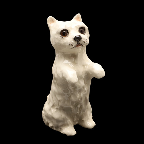 WINSTANLEY POTTERY DOG. Ceramics & Porcelain - European - Auctionet