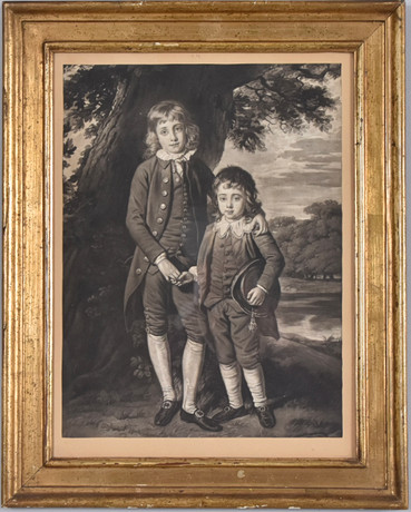 THOMAS GAINSBOROUGH. mezzotint, “Assley Brothers”. Art - Engravings ...
