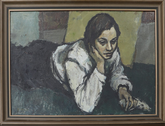 MAGNUS CREUTZ. (1909—1989). Portrait, signed M Creutz, oil on canvas ...
