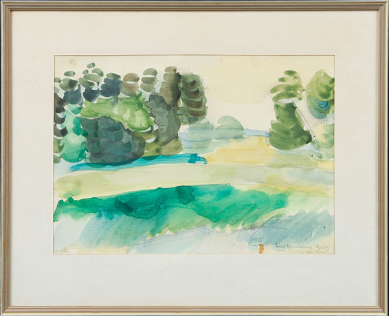 BENGT CRANTZ. Akvareller, 2 st, signerade. Konst - Måleri - Auctionet