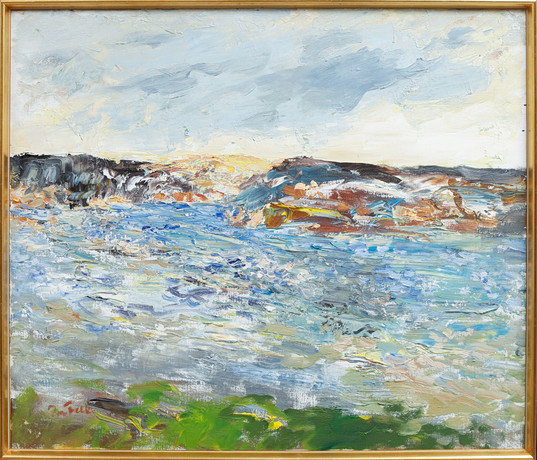 PER FALK. Landscape, oil on canvas, signed. Art - Paintings - Auctionet