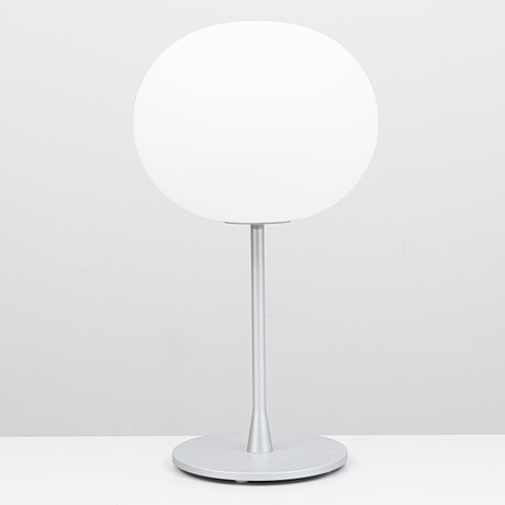 JASPER MORRISON. table lamp, “Glo-Ball”, Flos, omme in metal, round cup ...
