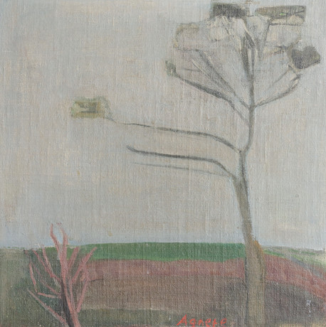 AGNETE BJERRE (F. GULDAGER, VREJLEV SOGN 1924). Utan titel. Signera ...