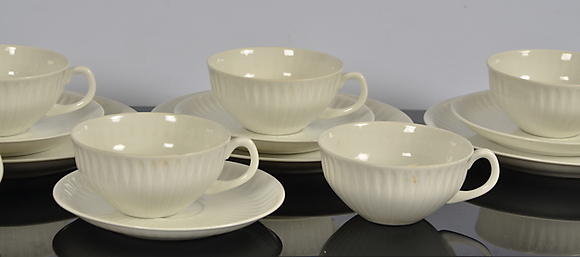 TEA SET PARTS, 16 parts, porcelain, Porsgrund, Norway. Ceramics ...