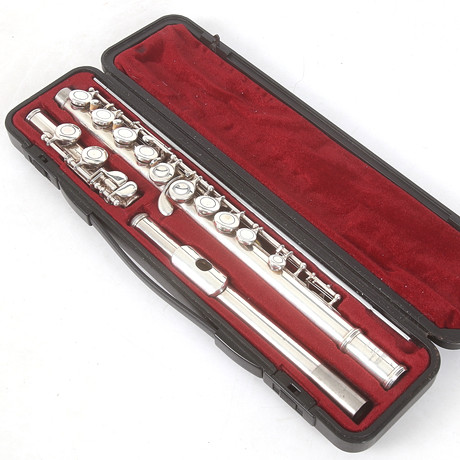 WHITE METAL CROSS FLUTE, Yamaha 211SII, Japan. Collectables - Musical ...