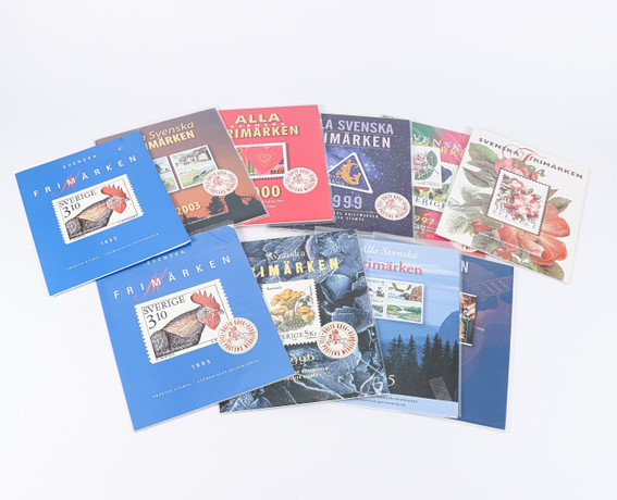 ANNUAL RATES Swedish Stamps 11 pieces. Coins, Medals & Stamps - Stamps ...
