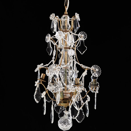 A “Sturehov” rococo style chandelier from IKEA, from the 18th century ...