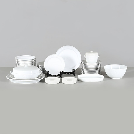 DINING SET, 43 pieces, stoneware, Royal Copenhagen "Gemma" Denmark ...