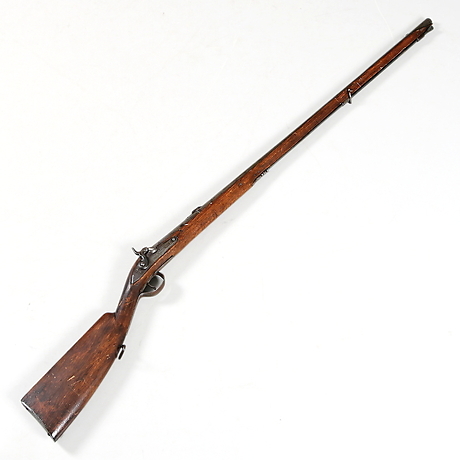 BLOCK RIFLE, full stock, early 1800s. Weapons & Militaria - Guns ...