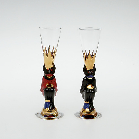 SNAP GLASS, "Nobel", 2 pcs, Gunnar Cyrén. Glass - Other - Auctionet